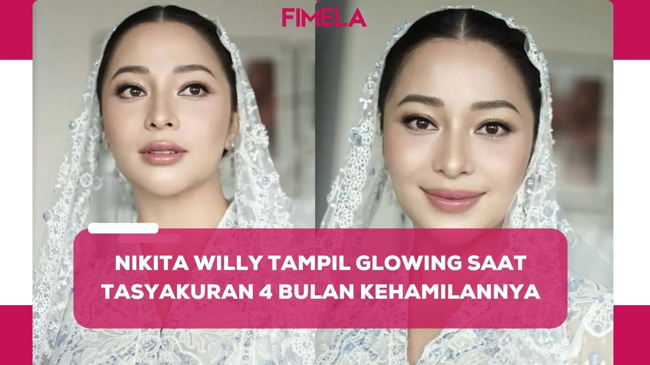 Potret Glowing Nikita Willy dengan Fresh Makeup Look saat Tasyakuran 4 ...