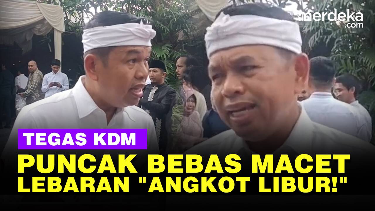 Tegas! Gubernur Dedi Mulyadi Klaim Puncak Tak Macet Parah Saat Lebaran Sopir Angkot Diliburin ...