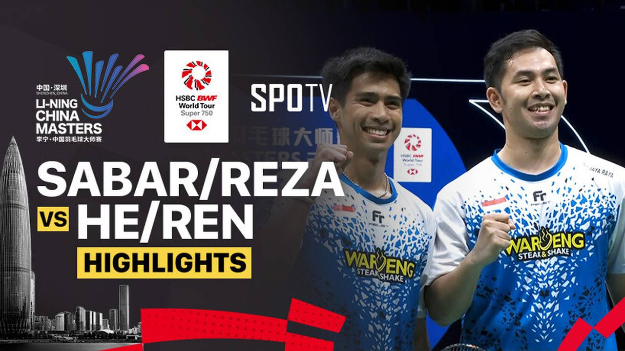 Sabar Karyaman Gutama/Moh Reza Pahlevi Isfahani (INA) vs He Ji Ting/Ren ...
