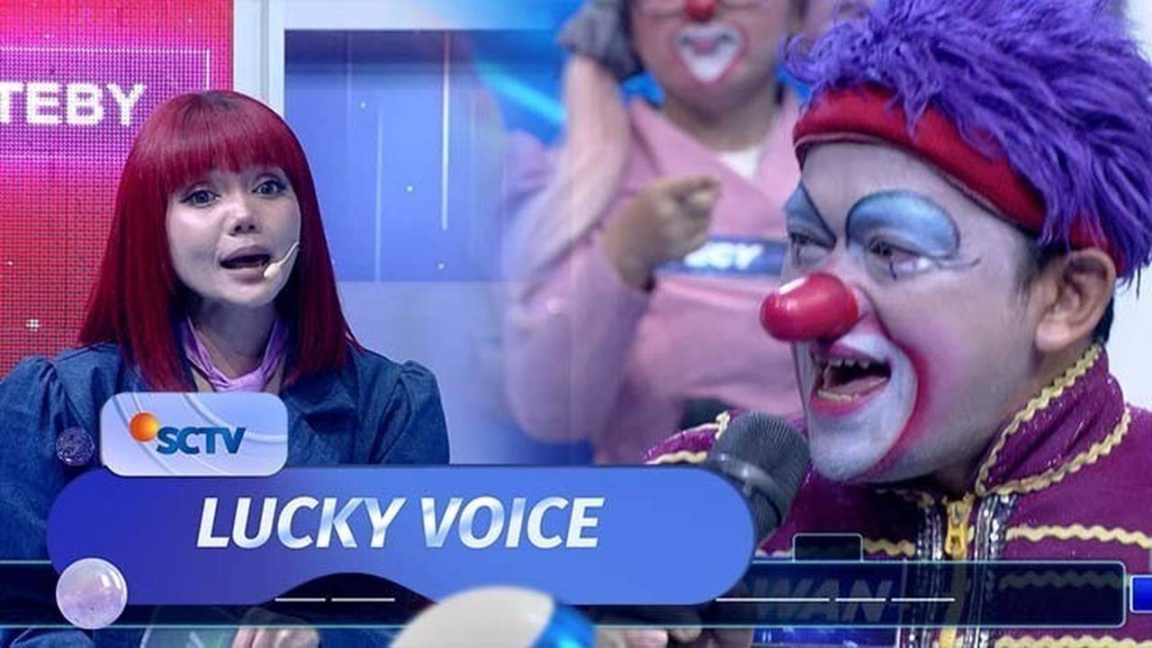 Bikin Ngakak! Rina Nose Bacakan Lirik Lagu Dengan Suara Lain | Lucky ...