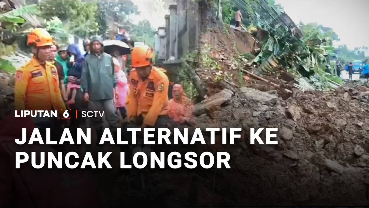 Jalan Alternatif ke Puncak Longsor | Liputan 6 - SCTV