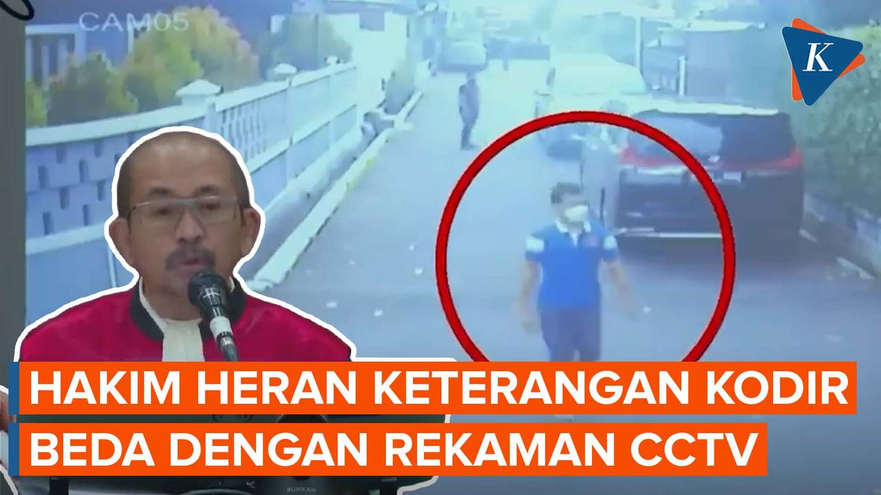 Hakim Soroti Gerak-gerik Kodir Usai Penembakan Brigadir J dalam Rekaman CCTV di Duren Tiga ...