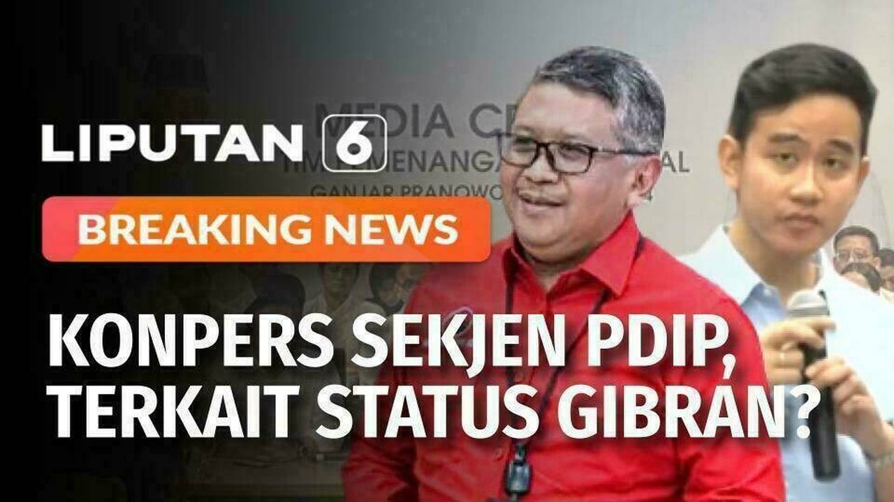 Konpers Sekjen PDIP, Terkait Status Gibran? | BREAKING NEWS | Vidio
