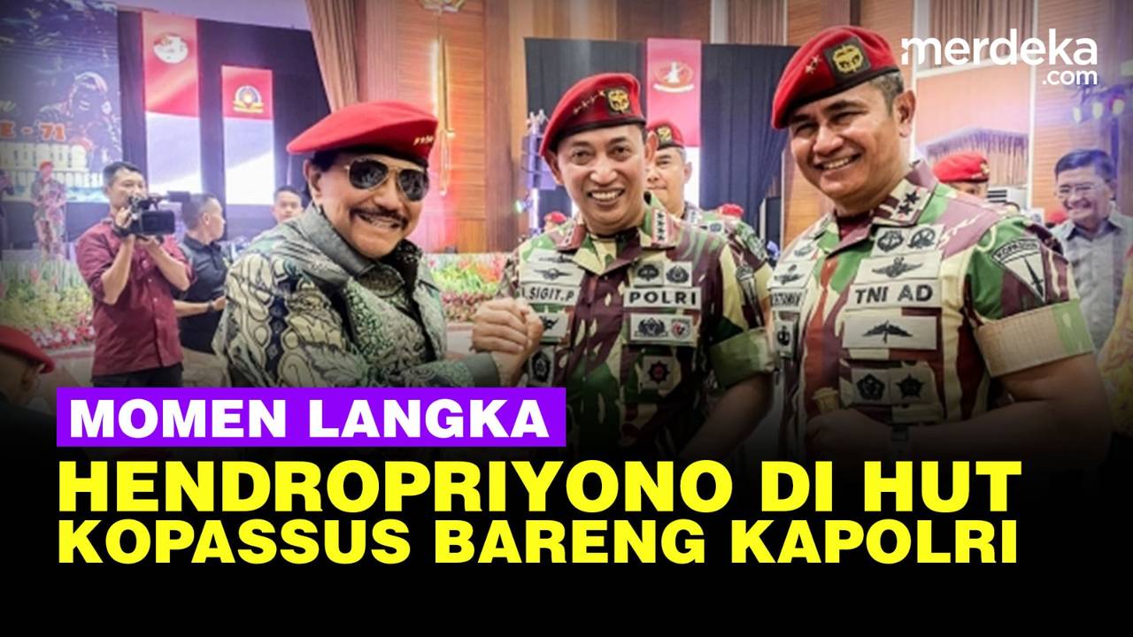 Momen Langka Hendropriyono di HUT Kopassus, Ada Salam Komando Bareng ...