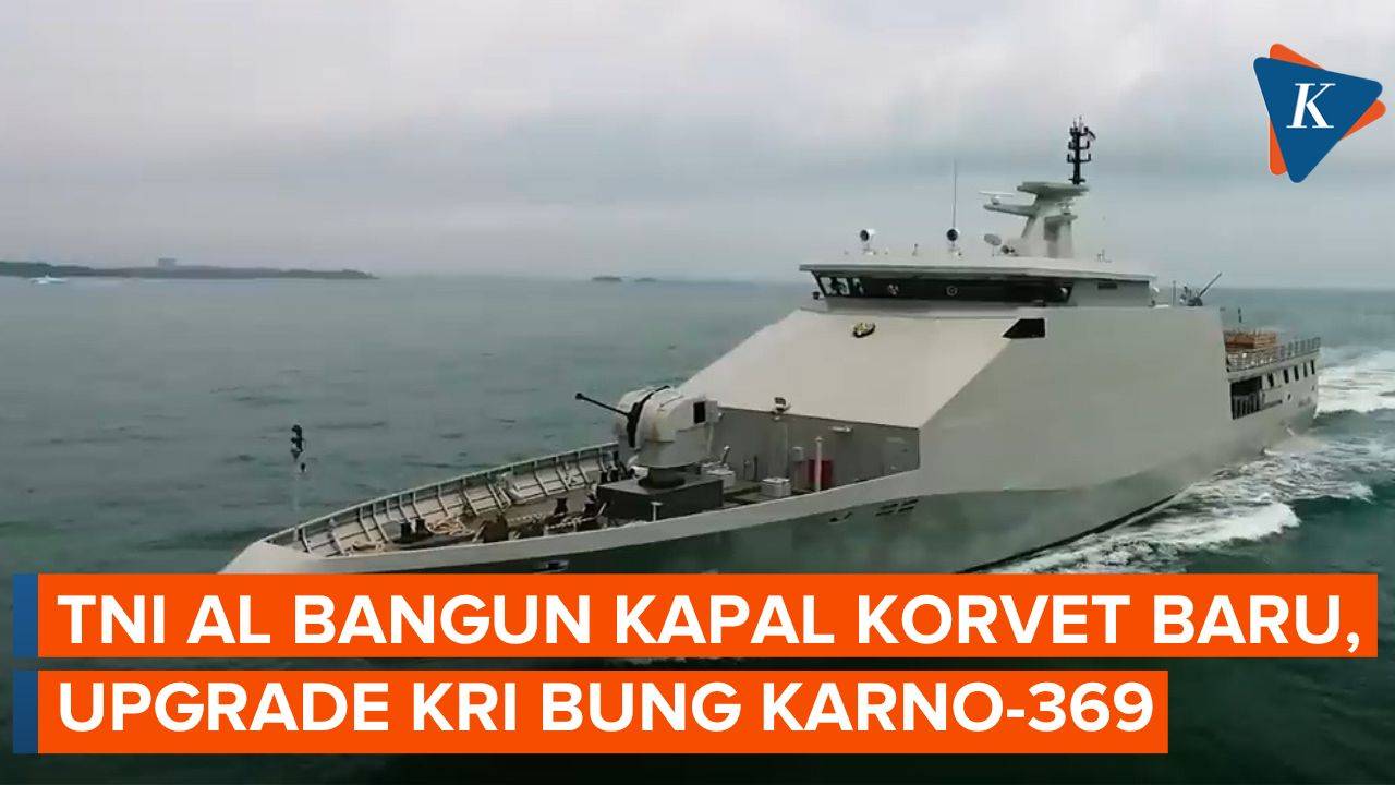 TNI AL Mulai Bangun Kapal Korvet Baru, Pasang Senjata 2 Rudal Sekelas ...