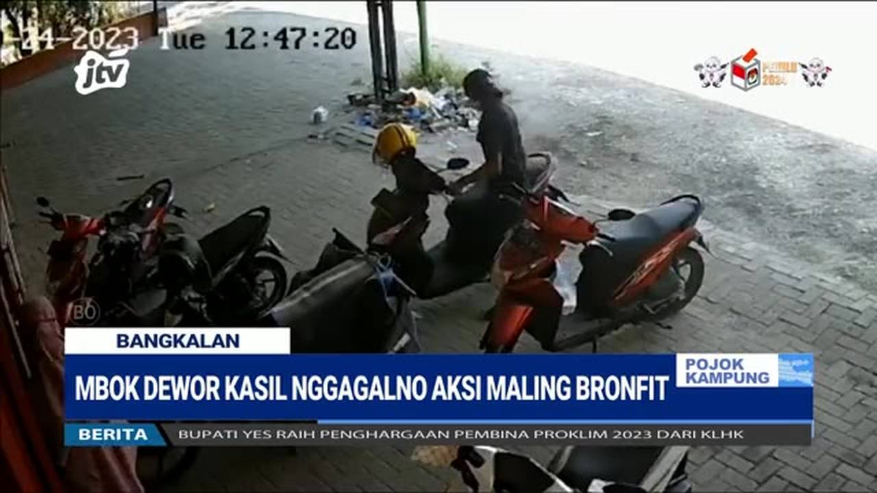 Mbok Dewor Kasil Nggagalno Aksi Maling Bronfit POJOK KAMPUNG JTV - JTV | Vidio