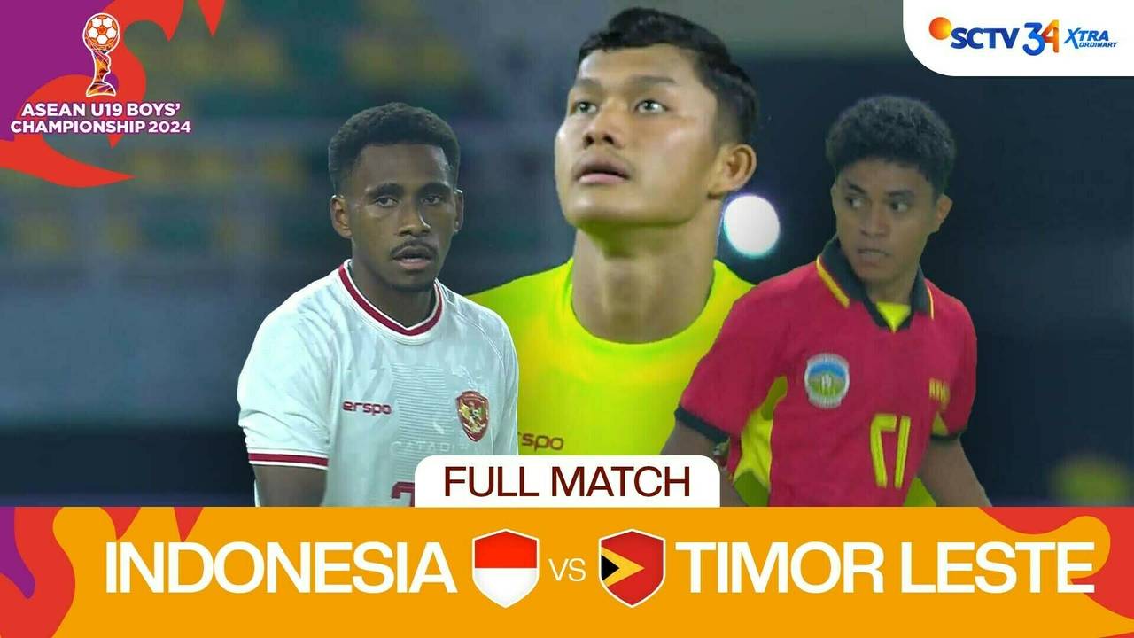 Indonesia vs Timor Leste - Full Match | Asean Boys Championship U19 ...