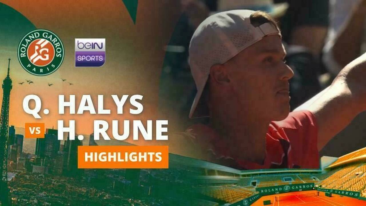 Quentin Halys vs Holger Rune - Highlights | Roland Garros 2025 | Vidio
