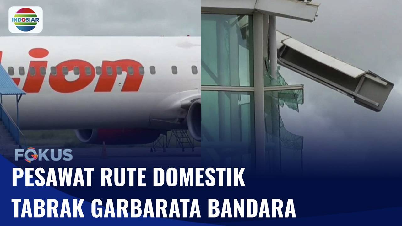 Pesawat Tabrak Garbarata di Bandara Mopah Merauke, Ratusan Penumpang ...
