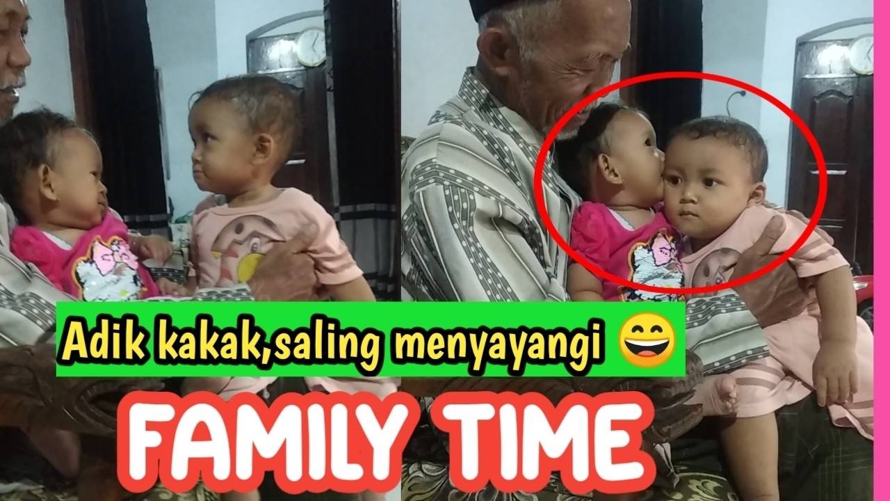 Lihat Aksi Lucu Adik dan Kakak ,Akur banget Ya | Vidio