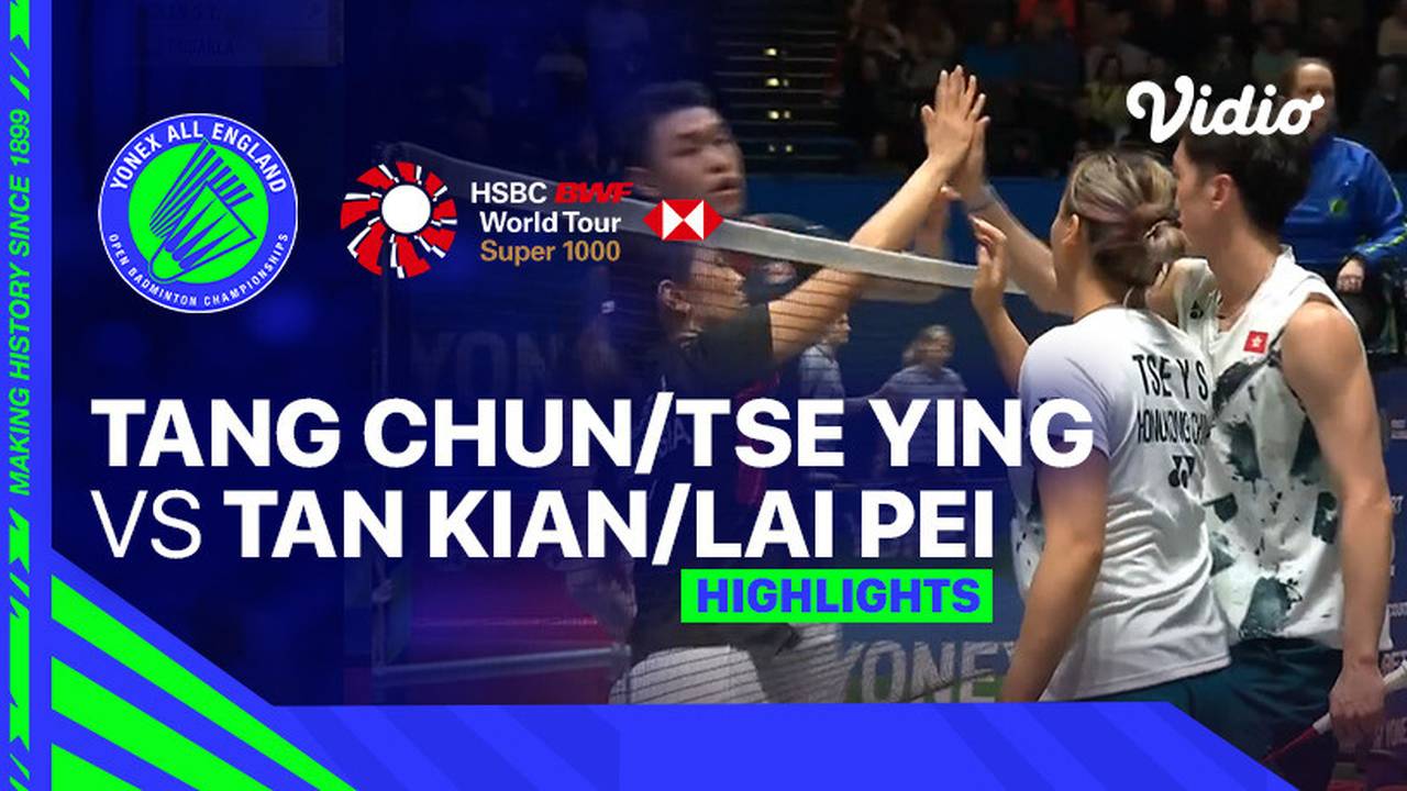 Mixed Doubles: Tang Chun Man/Tse Ying Suet (HKG) vs Tan Kian Meng/Lai ...