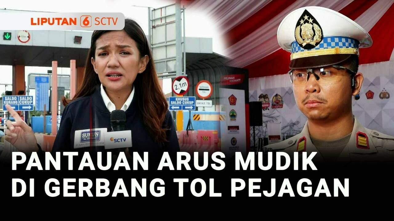 Pantauan Arus Mudik di Gerbang Tol Pejagan | Liputan 6 - SCTV | Vidio