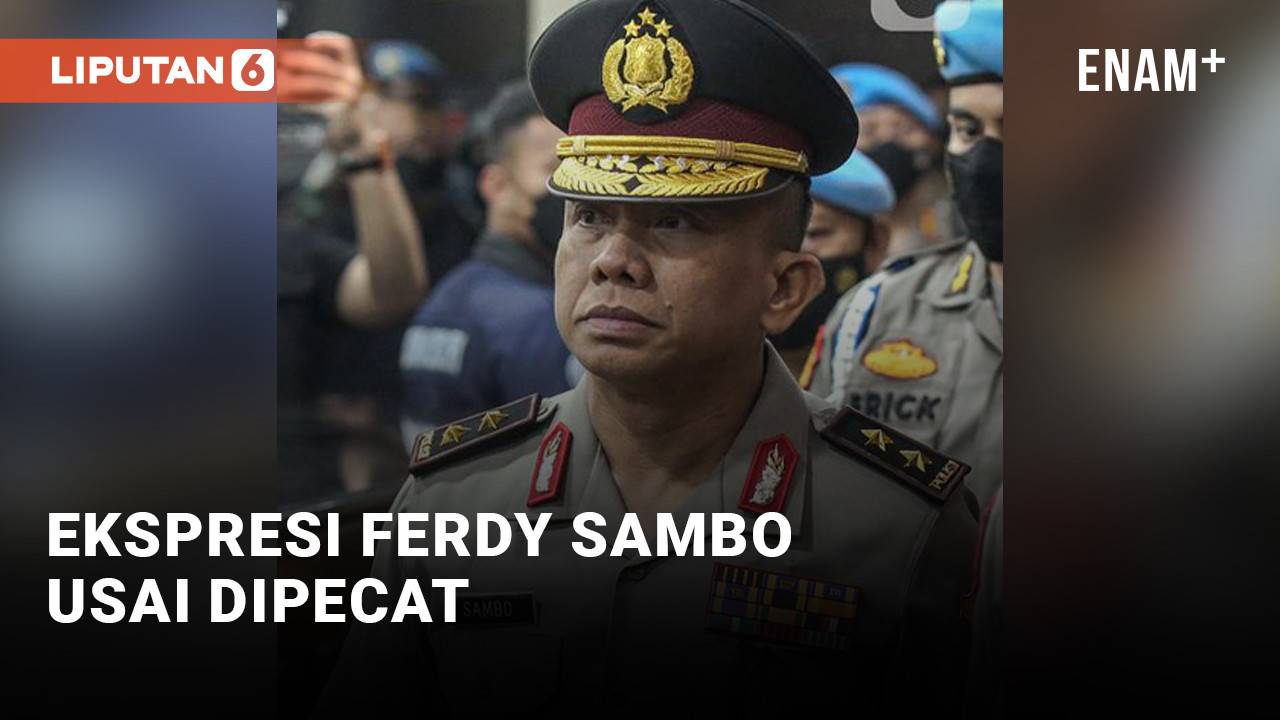 Ekspresi Ferdy Sambo Usai dipecat Secara Tidak Hormat - Liputan6.com ...