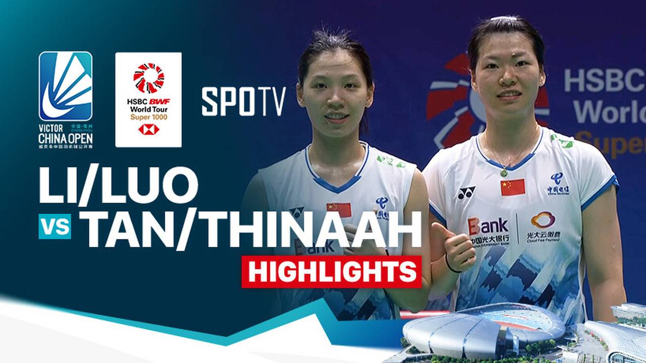 Li Yi Jing/Luo Xu Min (CHN) vs Pearly Tan/Thinaah Muralitharan (MAS) - Highlight | Victor China ...