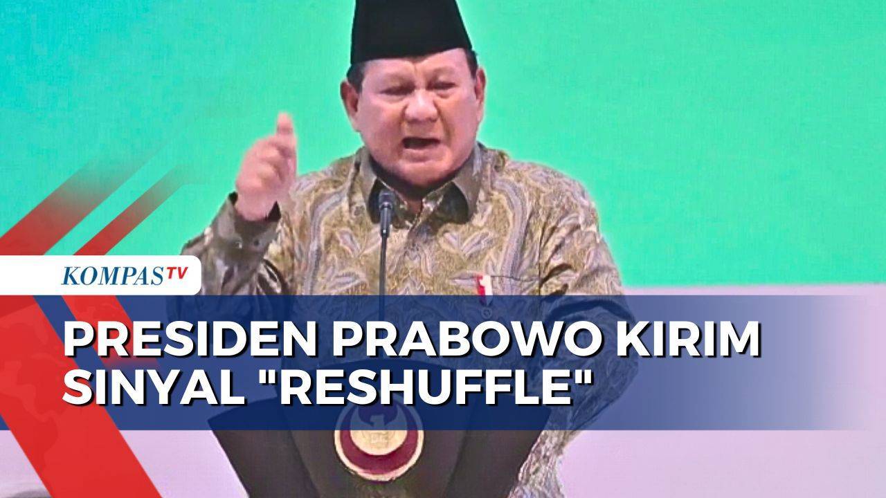 Kirim Sinyal Reshuffle Kabinet, Prabowo: Tak Mau Kerja untuk Rakyat, Saya Singkirkan - Kompas TV ...