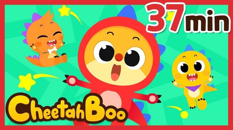 Cheetahboo - Dinosaur Songs - Five Little Dinosaurs + Mother Goose ...