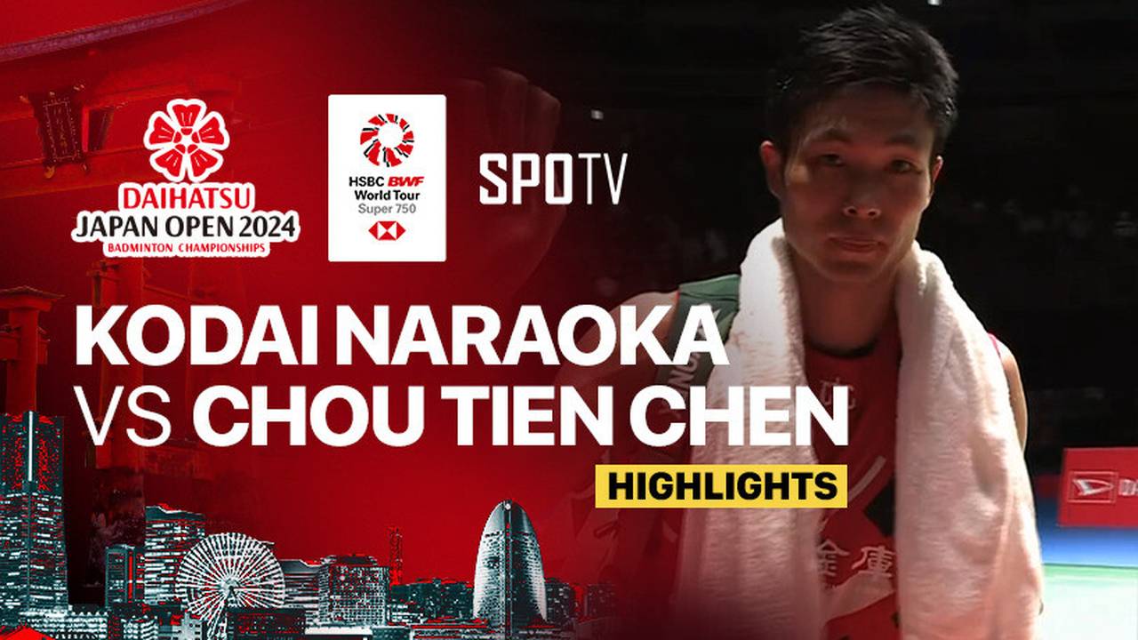 Kodai Naraoka (JPN) vs Chou Tien Chen (TPE) - Highlights | Daihatsu ...