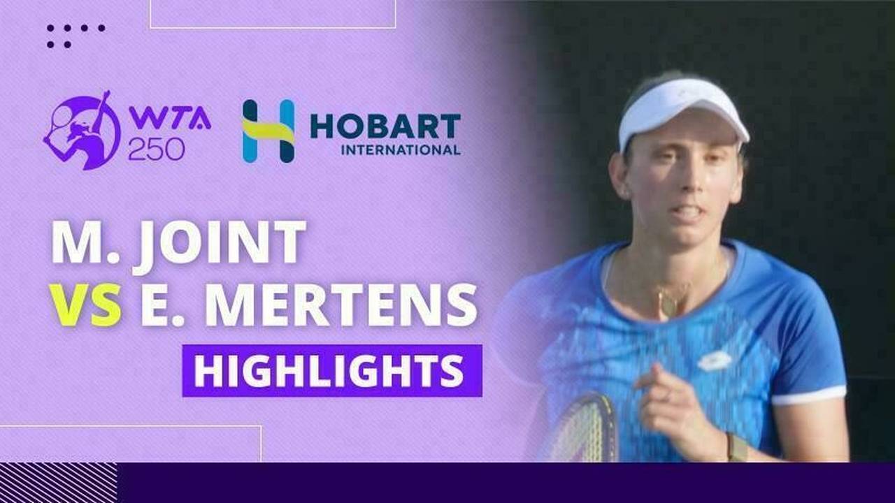 Semifinal: Maya Joint vs Elise Mertens - Highlights | WTA Hobart ...