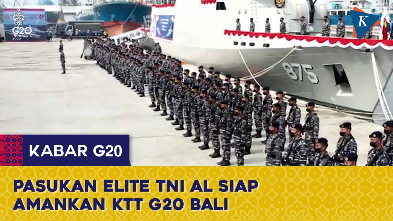 Pasukan Elite TNI AL Dikerahkan untuk Amankan KTT G20 Bali - Kompascom | Vidio
