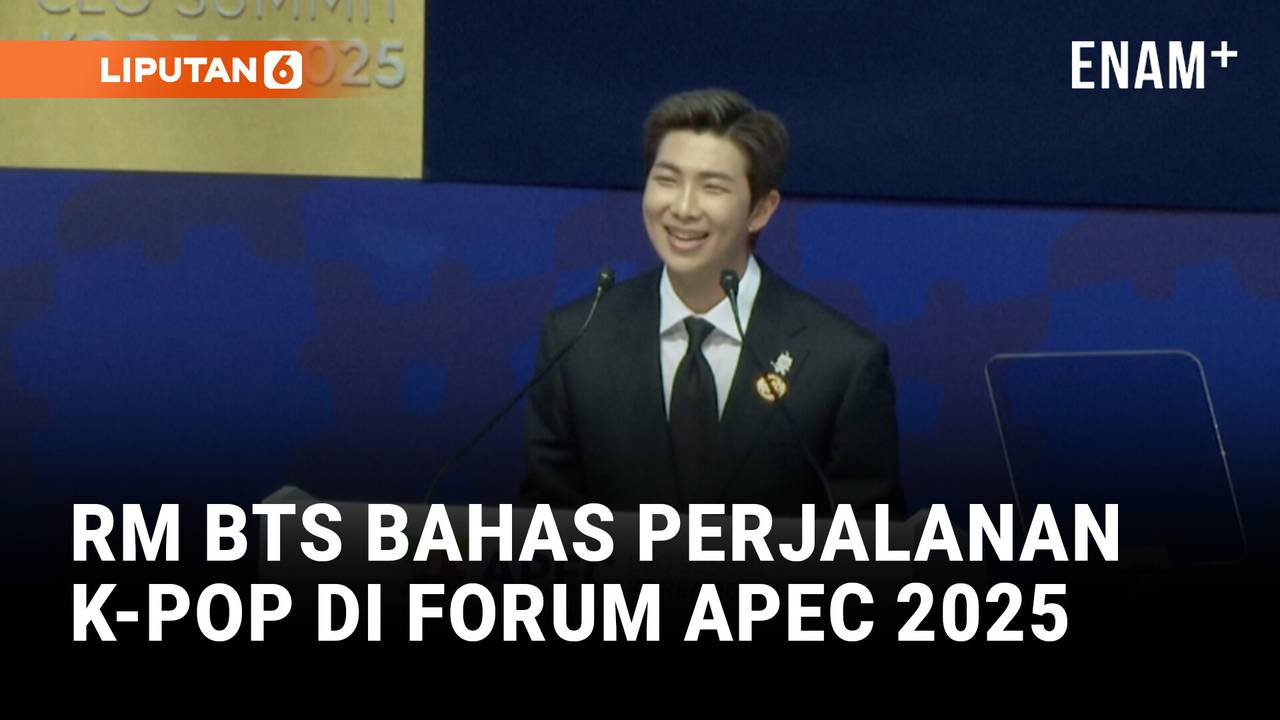 RM BTS Banggakan K-Pop di Forum APEC 2025 di Korea Selatan - liputan6.com