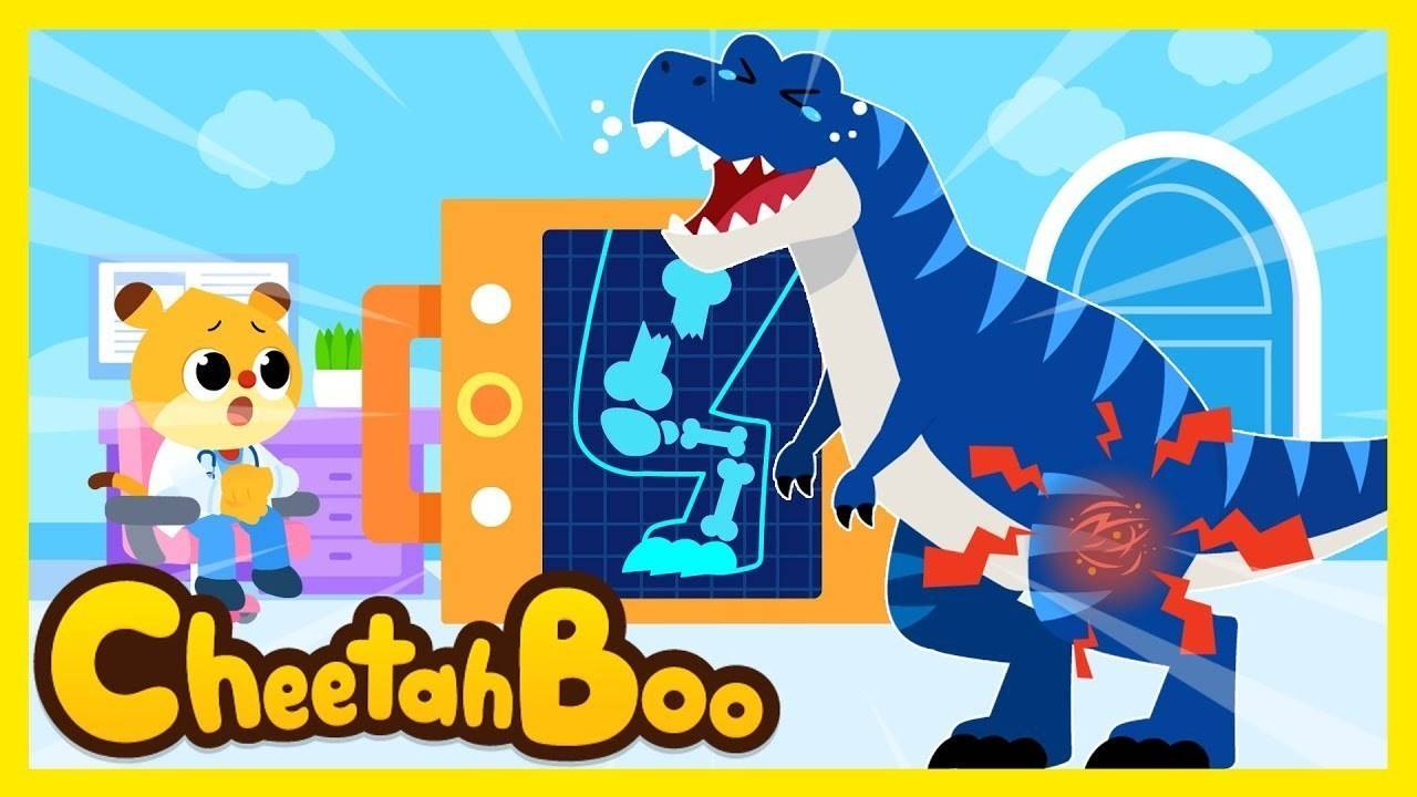 Cheetahboo - Cheetahboo Dinosaurs Play - Help! Tyrannosaurus got hurt ...