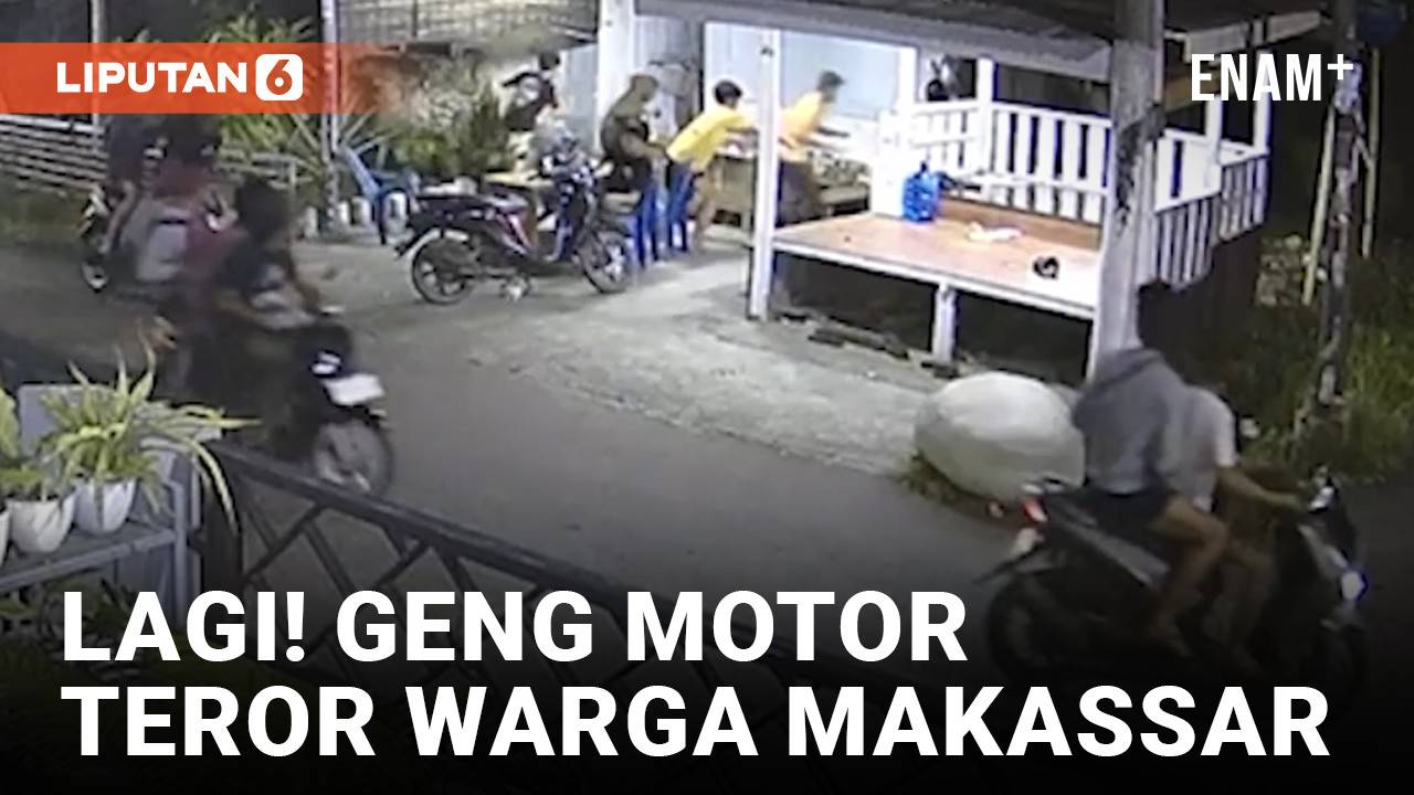 Geng Motor di Makassar Serang Warga yang Sedang Nongkrong Saat Pagi ...