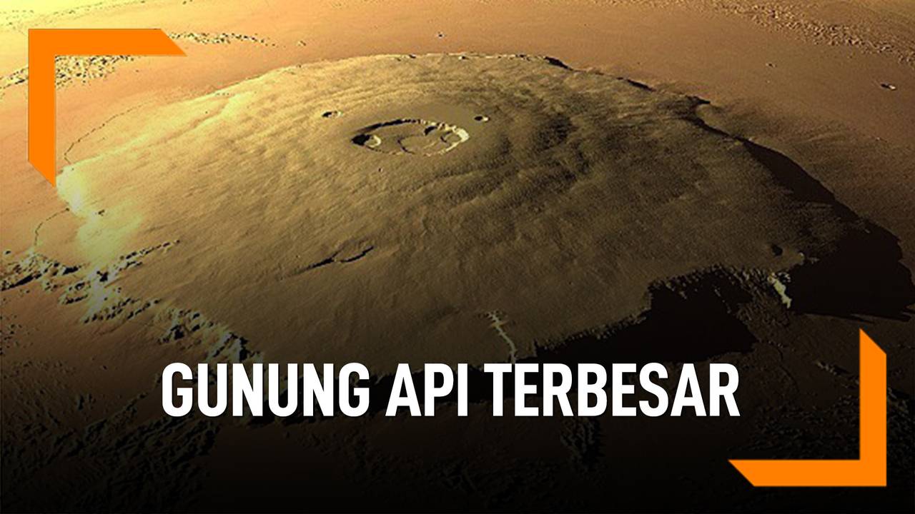 Olympus Mons, Gunung Api Terbesar di Tata Surya - liputan6.com