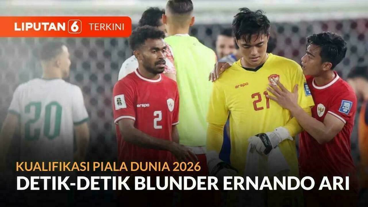 High Press Timnas Irak Buat Kiper Timnas Indonesia Ernando Ari Bikin Blunder | Liputan 6 - SCTV ...