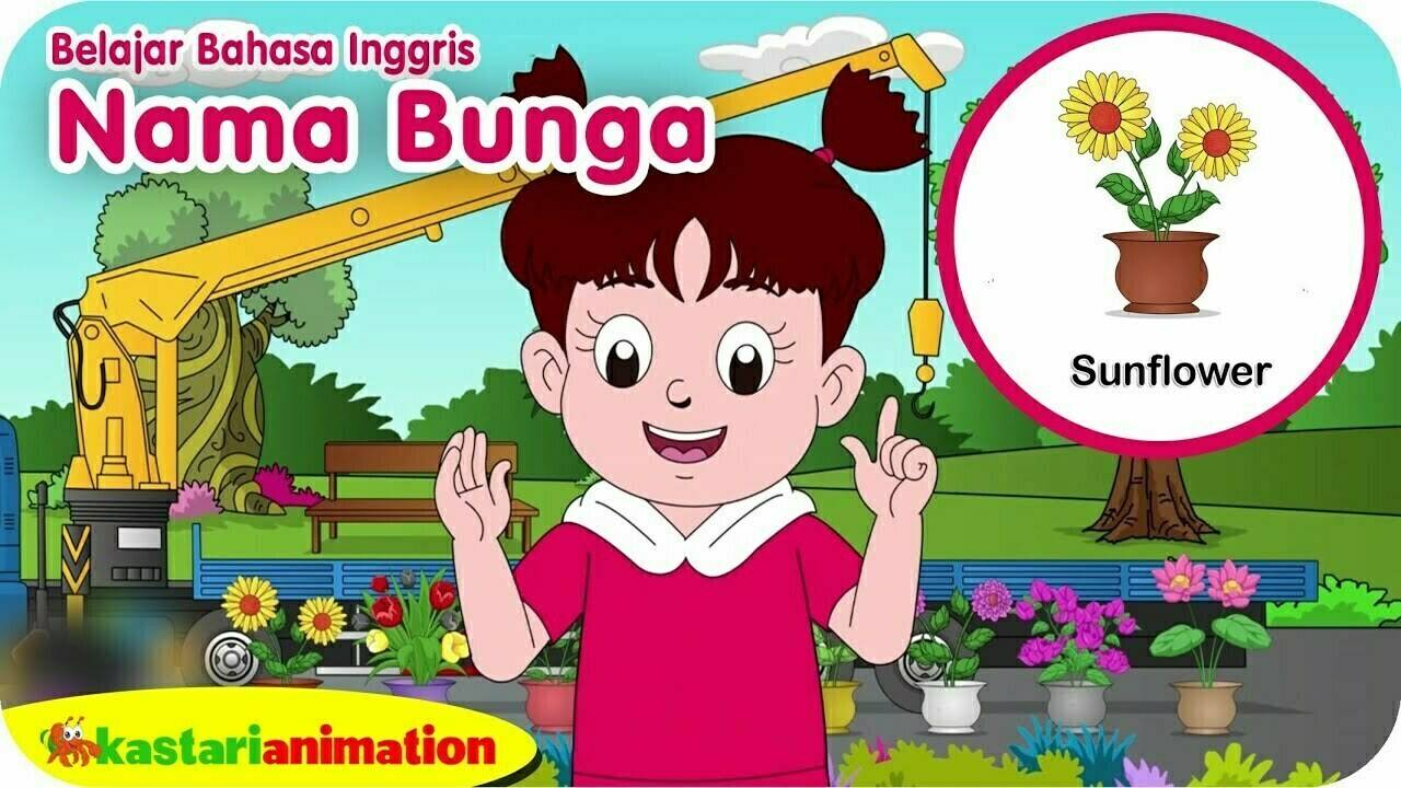 BELAJAR BAHASA INGGRIS - NAMA BUNGA - Seri PAUD Diva - Kastari Sentra ...