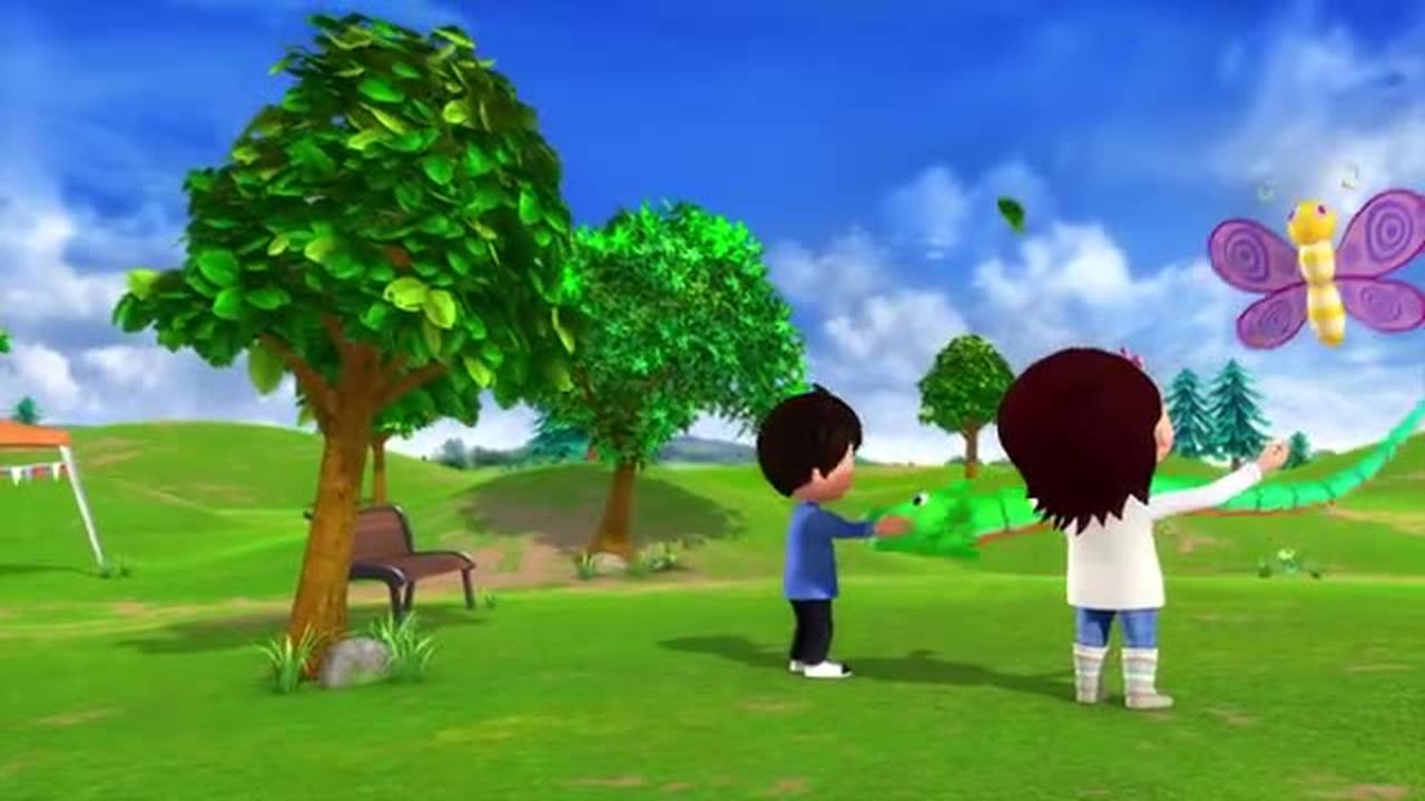 Little Baby Bum - Junior Songs - Kite Flying Song (2011) | Vidio