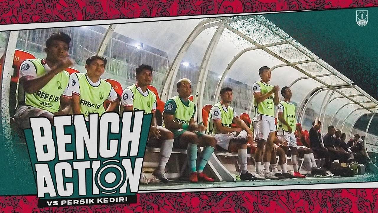 Bench Action | PERSIS Solo vs Persik Kediri | Stadion Maguwoharjo ...