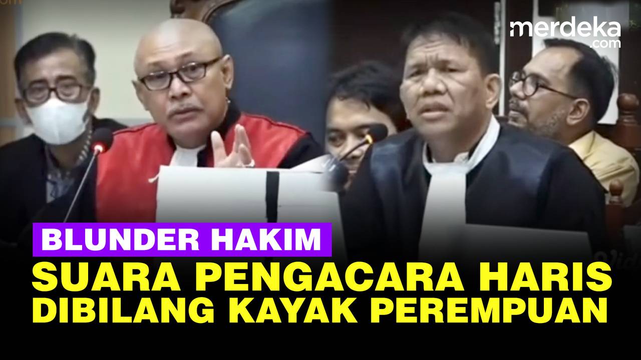 Blunder Hakim Bilang Suara Pengacara Haris Azhar Kayak Perempuan ...