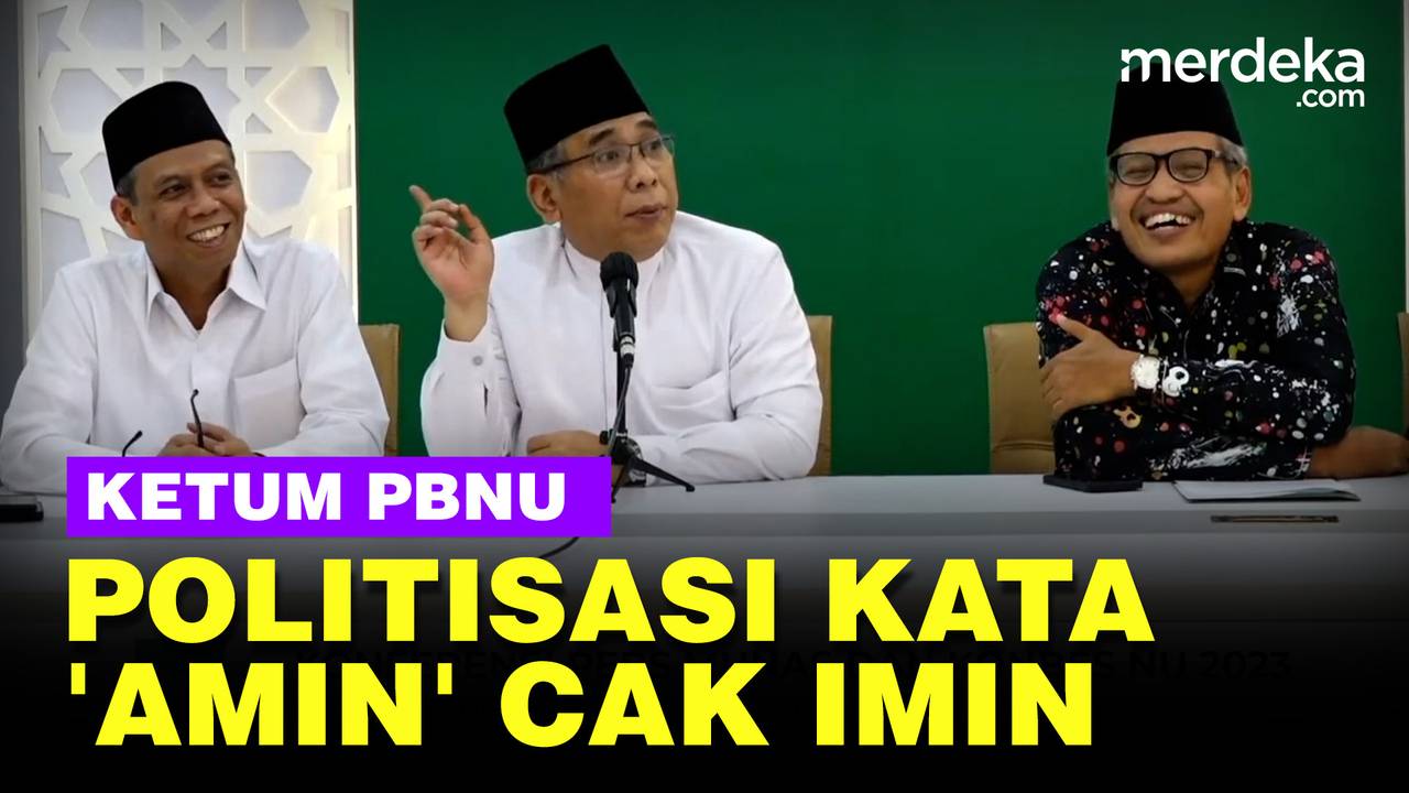 PBNU Blak-blakan Politisasi Kata Amin Cak Imin dan Pemilih Bidah - merdeka | Vidio