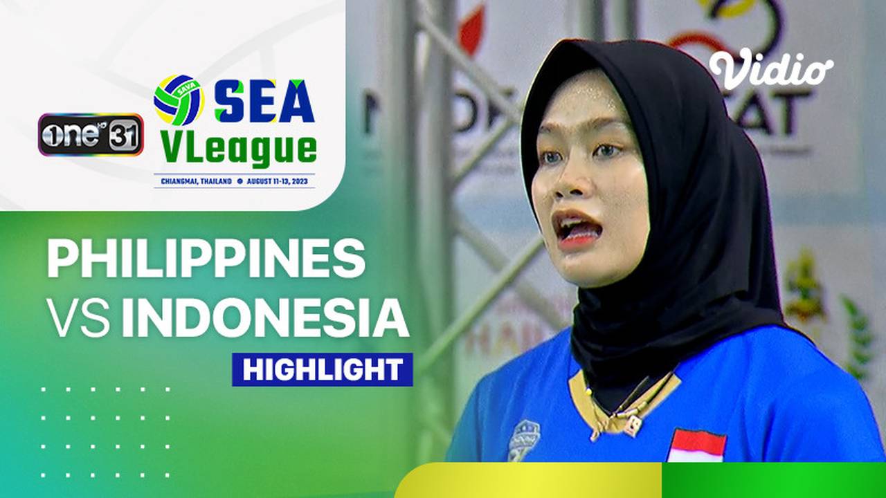 Highlights | Putri: Philippines vs Indonesia | SEA VLeague - Thailand | Vidio