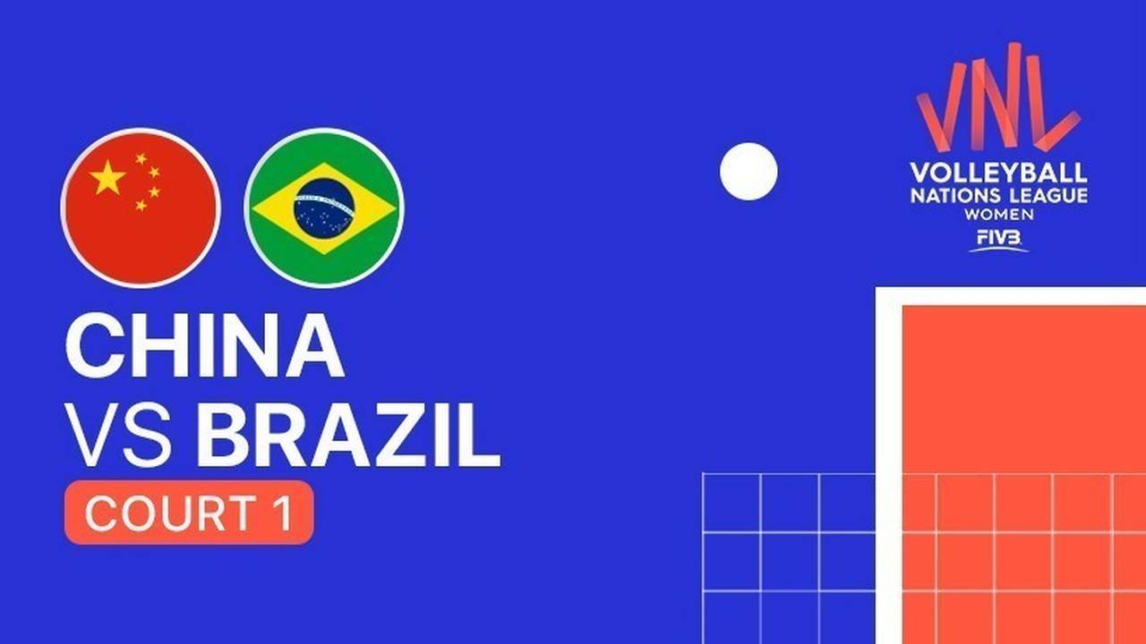 Full Match | VNL WOMEN'S - China vs Brazil | Volleyball Nations League 2021