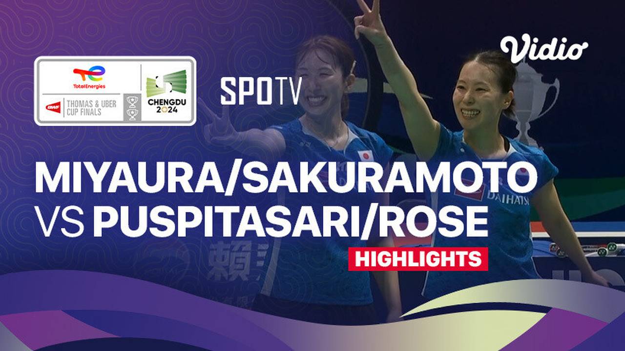 Rena Miyaura/Ayako Sakuramoto (JPN) vs Meilysa Trias Puspitasari/Rachel Allessya Rose (INA ...