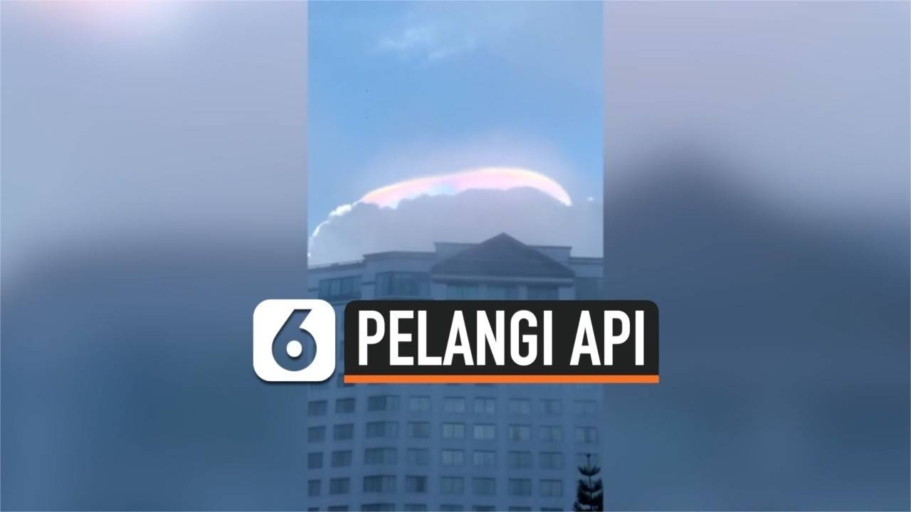 Penampakan Fenomena Pelangi Api di Langit Malaysia - liputan6.com