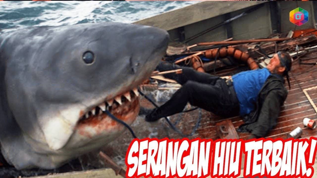 SERANGAN HIU TERBAIK !! 7 FILM TENTANG SERANGAN HIU | Vidio