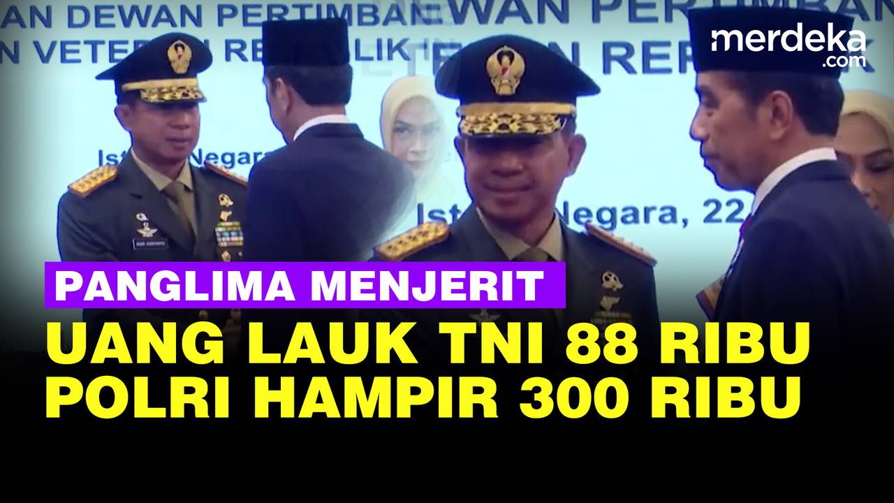 Panglima Agus 'Colek' Jokowi Minta Uang Lauk TNI Setara Polri Hampir ...