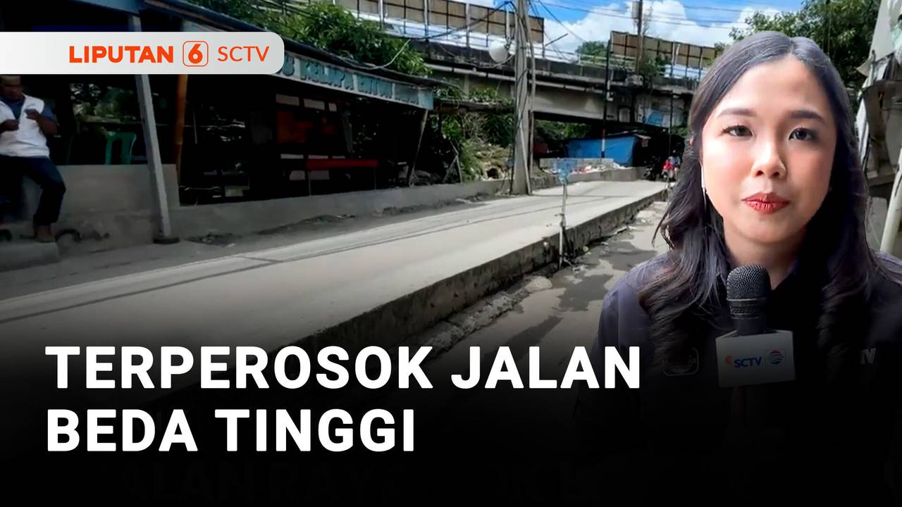 Jalan Raya di Penjaringan Jakut Beda Tinggi, Kok Bisa? | Liputan 6 - SCTV
