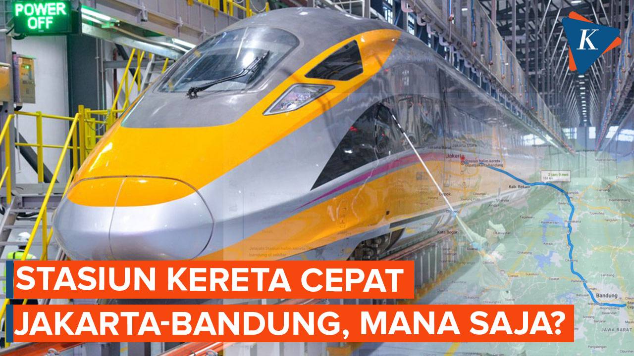 Rute Kereta Cepat Jakarta-Bandung dan Integrasinya - Kompascom