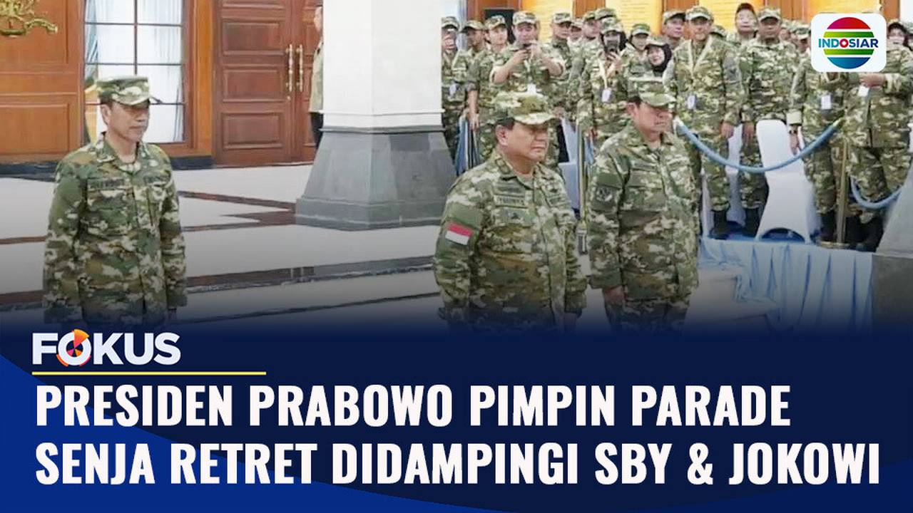 Presiden Prabowo Pimpin Parade Senja dalam Retret Kepala Daerah di ...