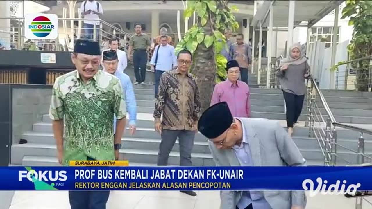 Prof Bus Kembali Jabat Dekan FK-UNAIR - Indosiar Regional