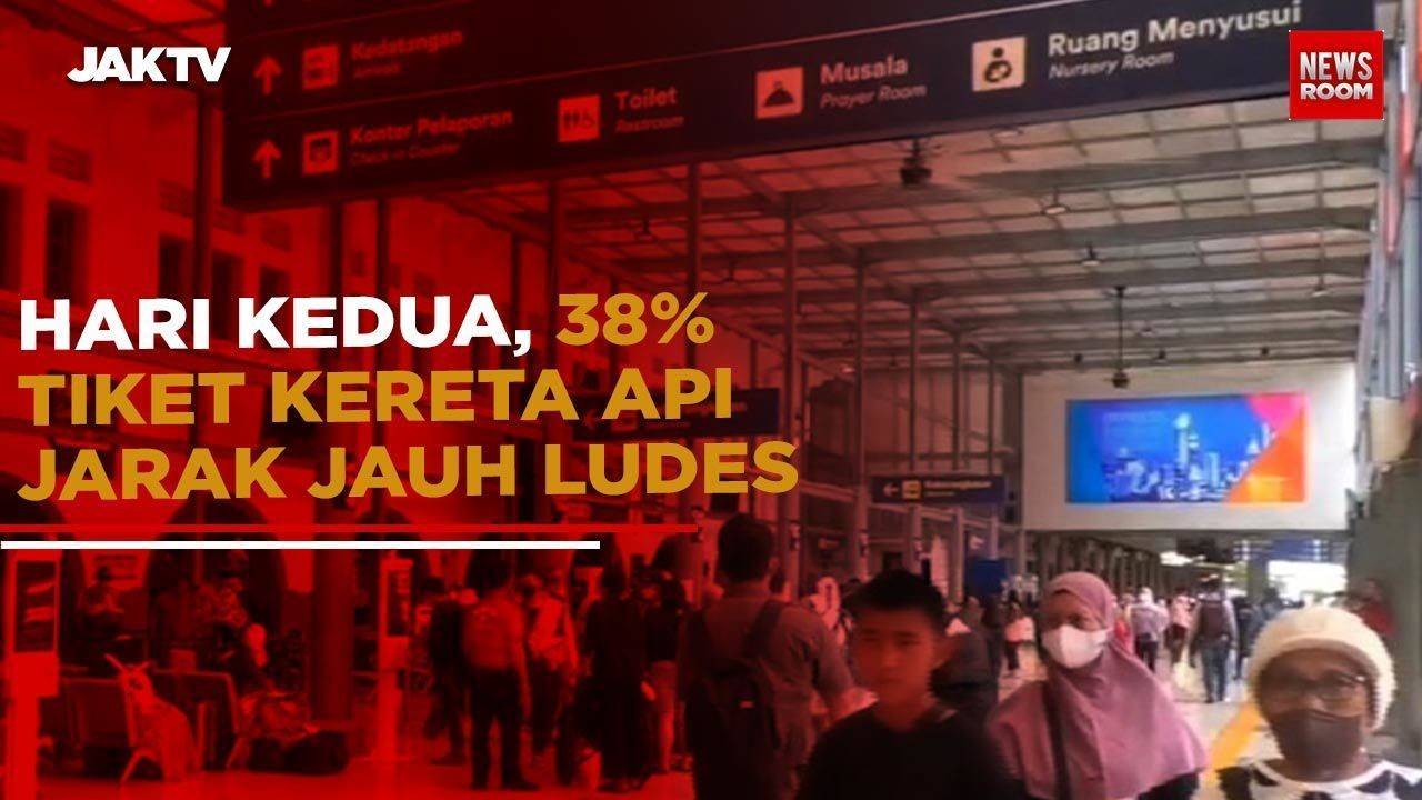 Hari Kedua Ramadan, 38% Tiket Kereta Api Jarak Jauh Ludes - jaktv ...