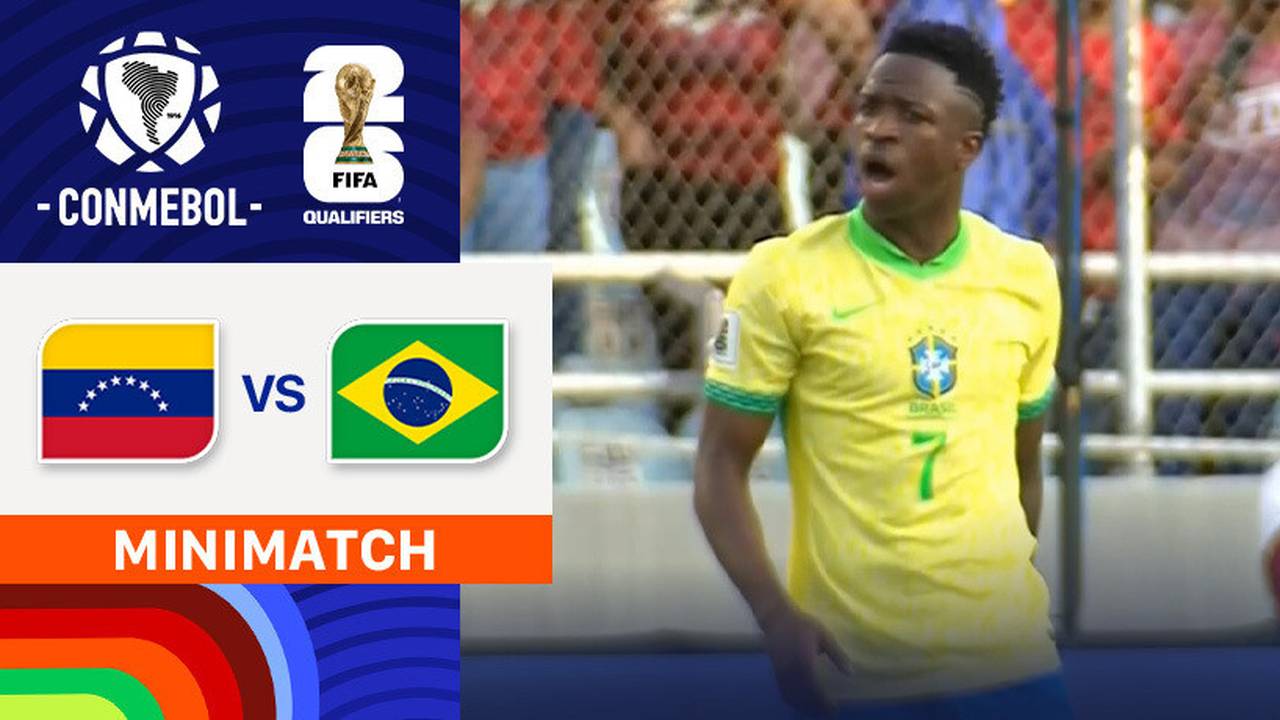 Venezuela vs Brazil - Mini Match | FIFA World Cup 2026 CONMEBOL Qualifiers
