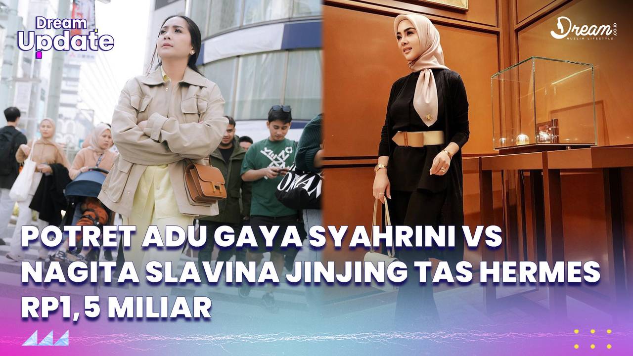 Potret Adu Gaya Syahrini VS Nagita Slavina Jinjing Tas Hermes Rp1,5 ...