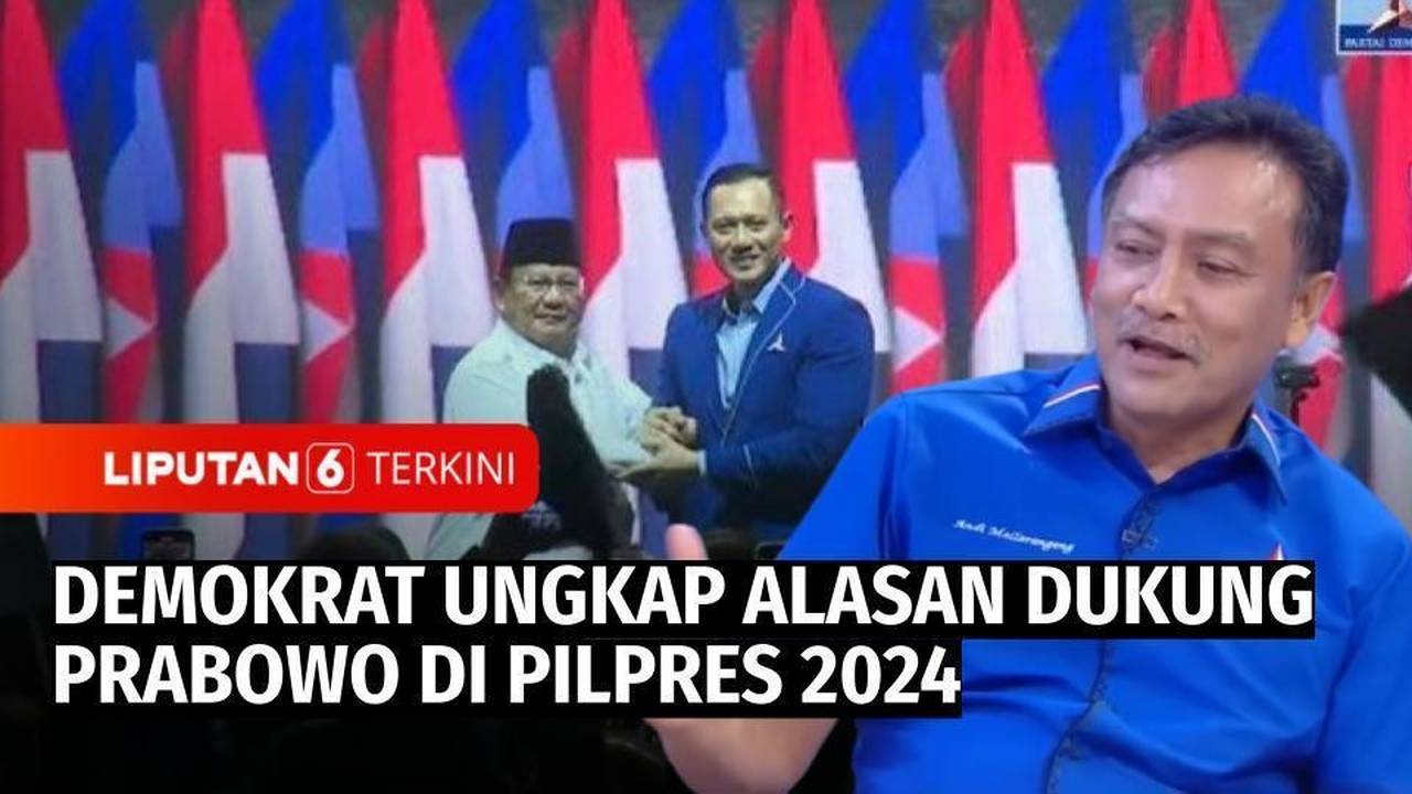 Alasan Demokrat Pilih Prabowo di Pilpres 2024 | Liputan 6 - SCTV | Vidio
