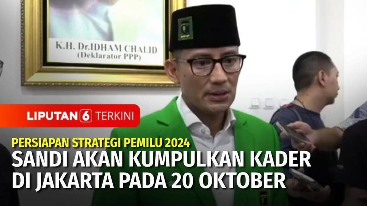 Sandiaga Uno Akan Kumpulkan Kader di Jakarta pada 20 Oktober | Liputan ...