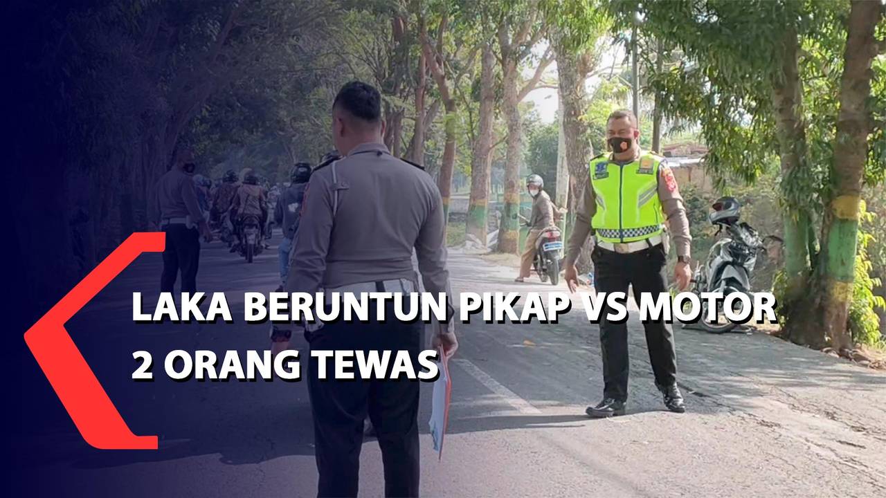 Laka Beruntun Pick Up Vs Motor, 2 Orang Tewas - Kompas TV | Vidio