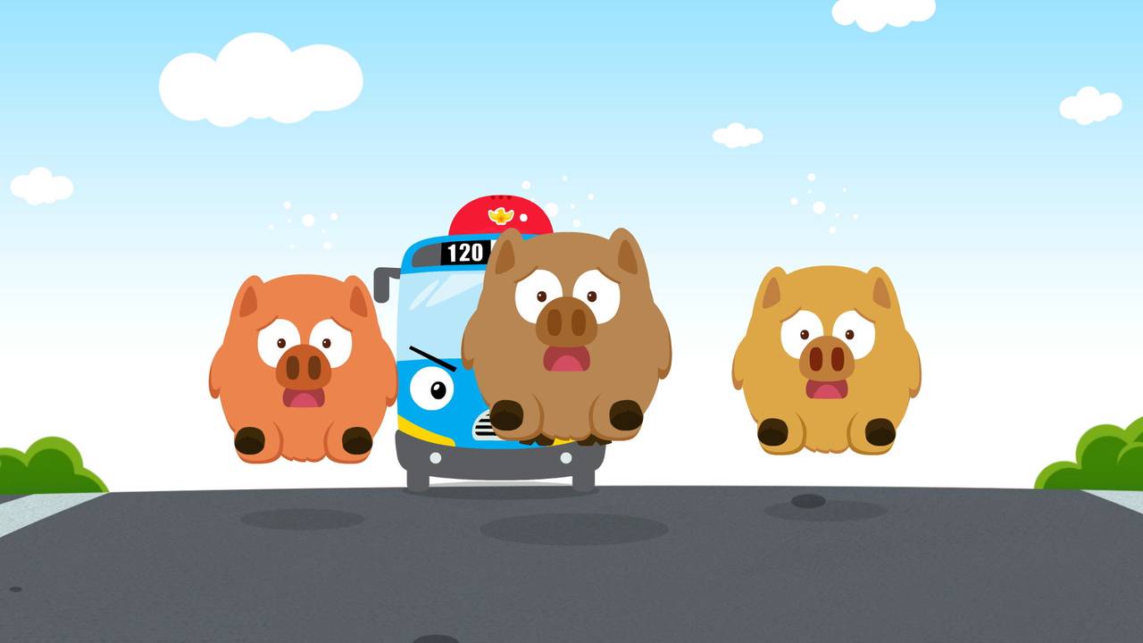 Tayo & The Animal Rescue - Ep 06 - The Baby Boars Are in Danger (2023 ...